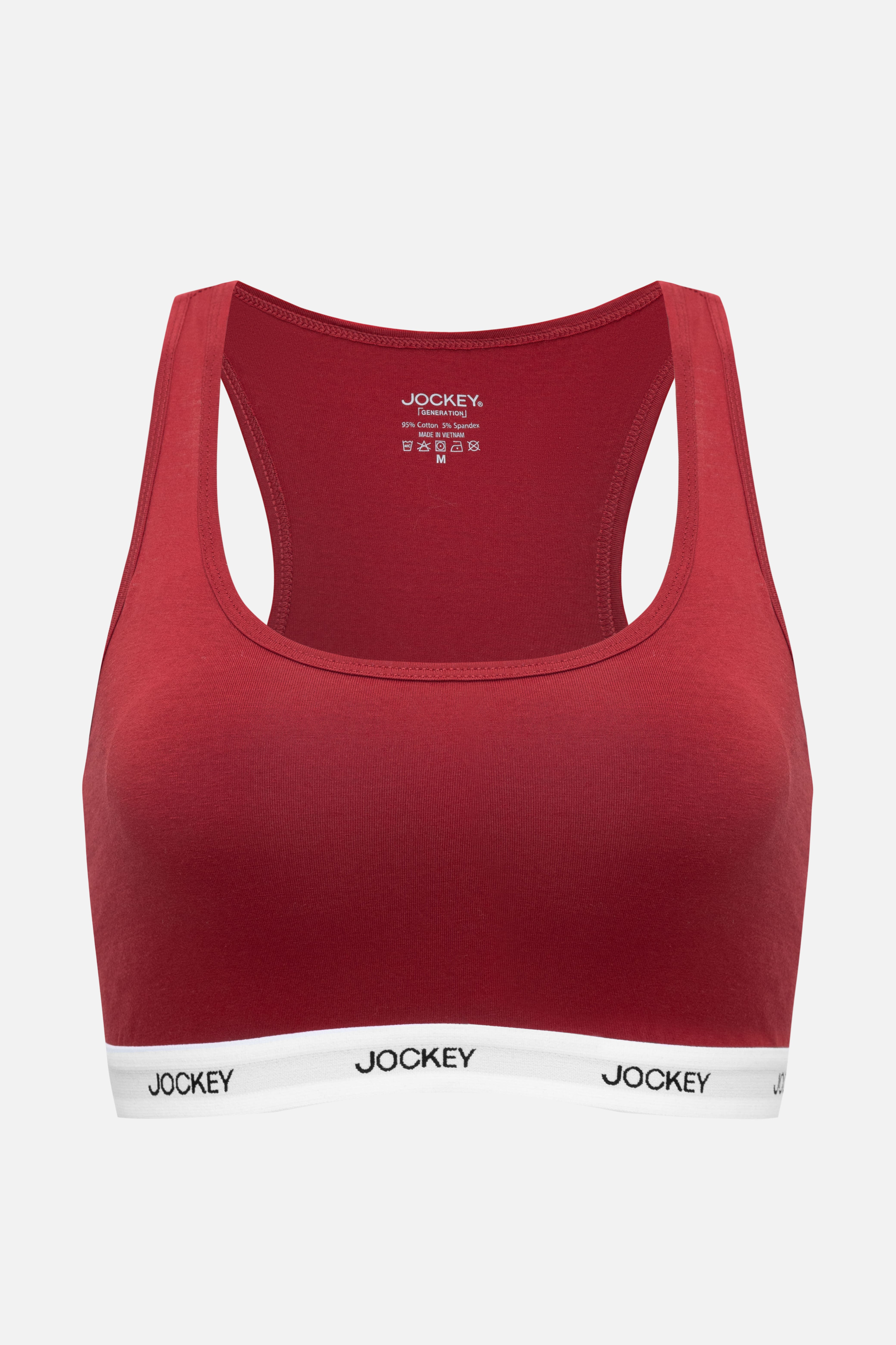 Áo Jockey Bra-top nữ Cotton viền chữ - J4007 - Jockey Vietnam