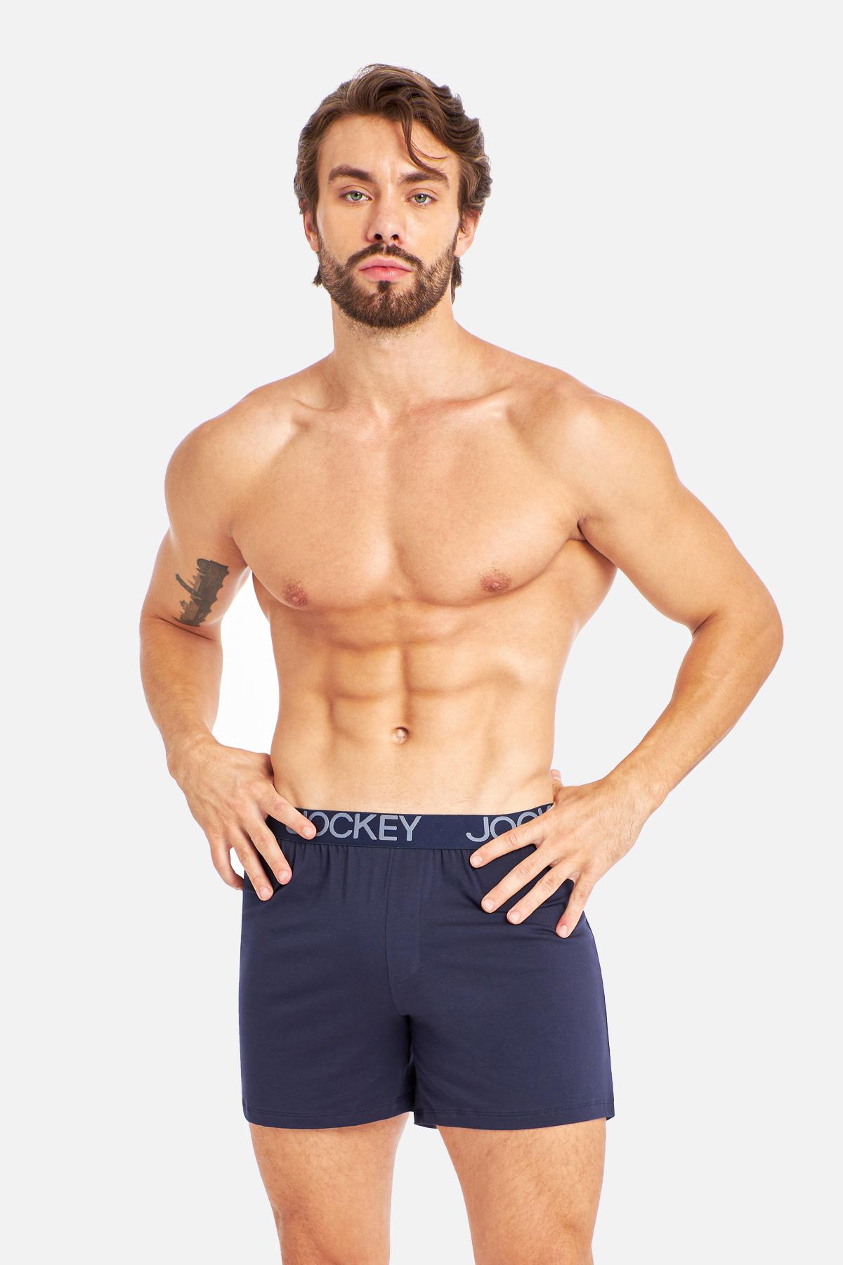 Quần lót nam Jockey dáng Knit Boxer - 1168 - Jockey Vietnam