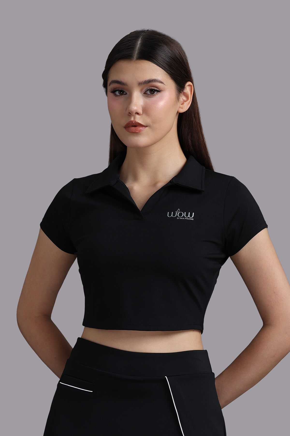 Áo crop top Wow by Nha Phuong nylon - P0029 - Vera Vietnam